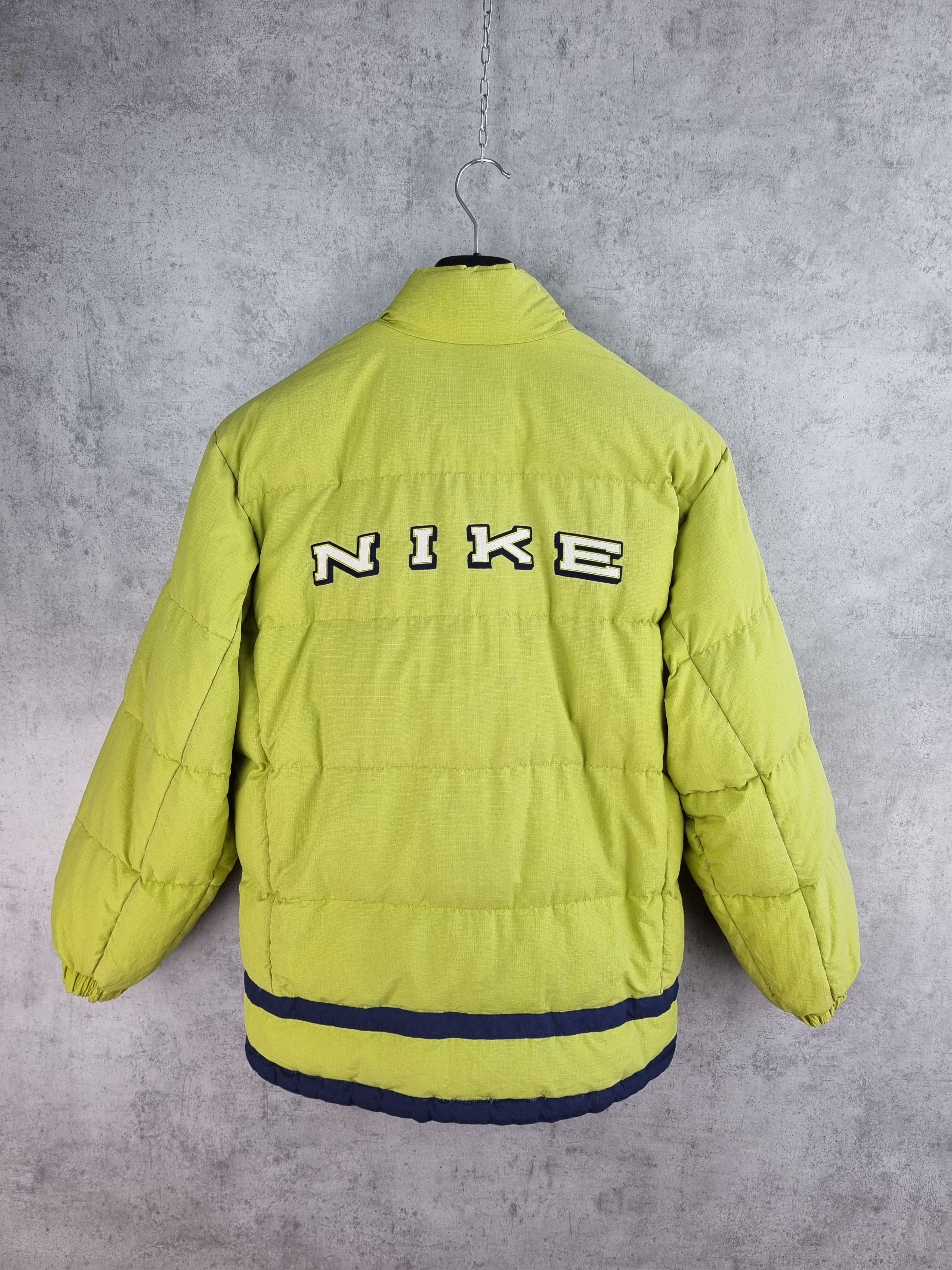 Vintage 90s Nike Two Side Down Puffer Vintage Jacket Big Logo | Grailed