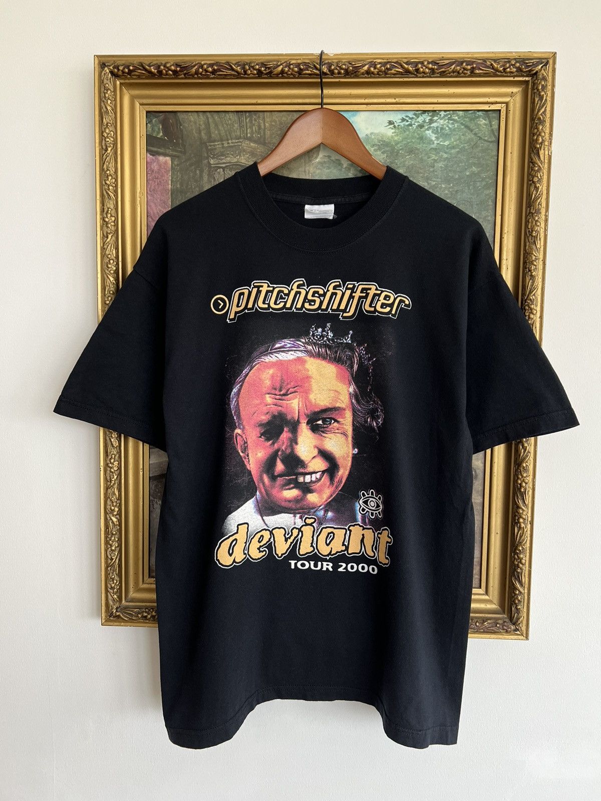 Band Tees × Vintage Vintage 2000 Pitchshifter Deviant Pope Queen Black ...