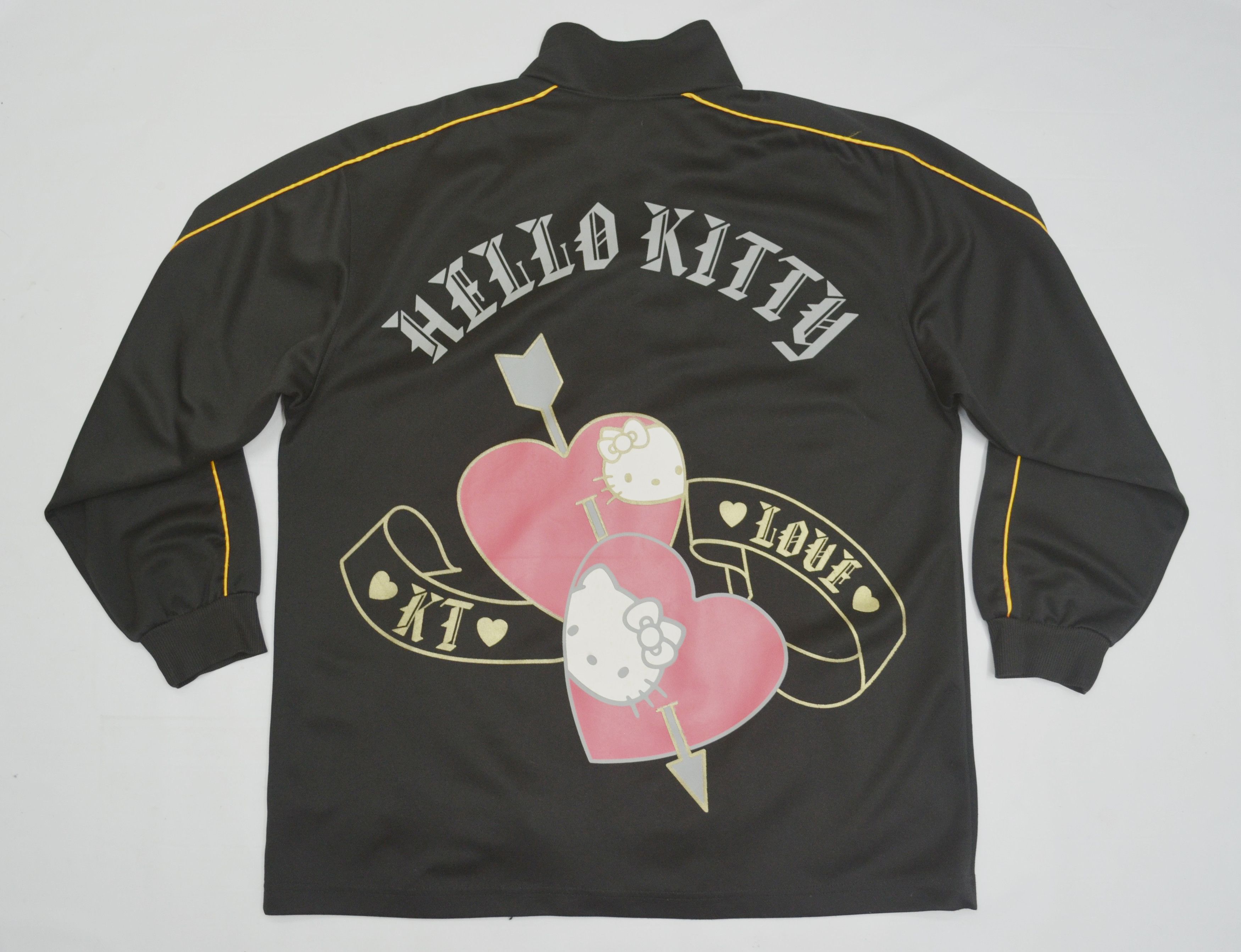 Vintage Hello Kitty Sanrio Black Track Top | Grailed
