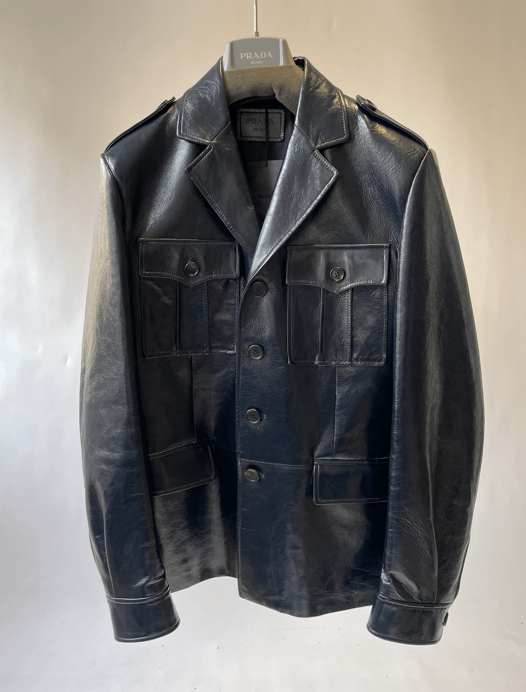 Prada Prada Lux Calf Leather Jacket | Grailed