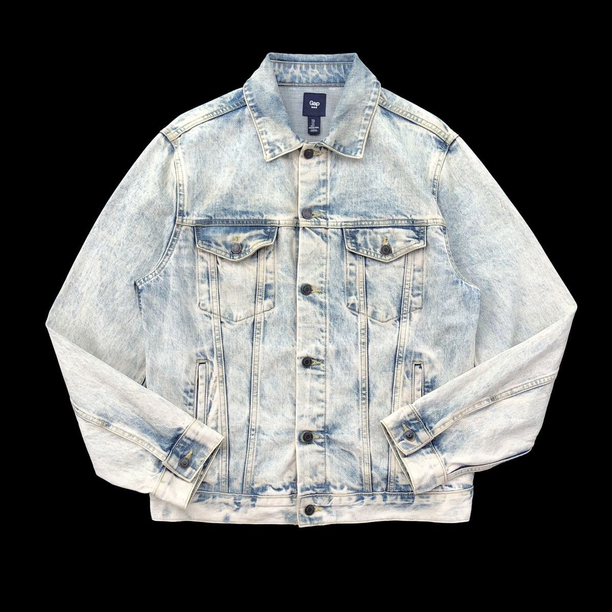 Denim Jacket × Gap × Streetwear Gap Bleach Light Denim Jacket | Grailed