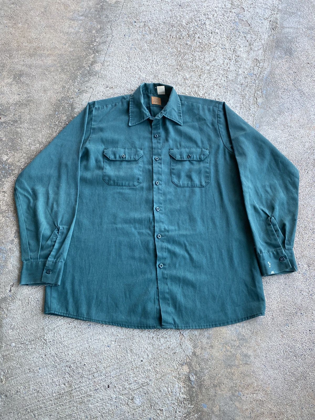 Vintage Vintage 80’s Big Ben Wrangler Button Work Wear Shirt | Grailed