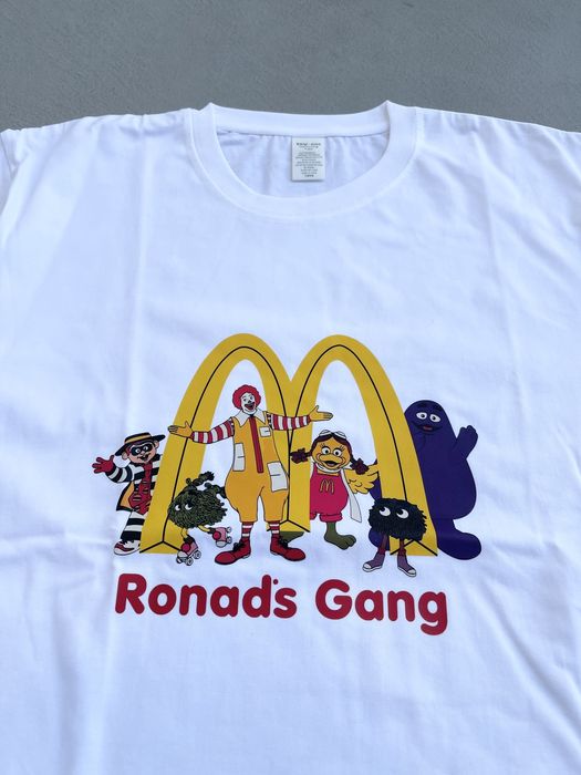 Vintage Vintage 2000s bootleg McDonald’s Gang Tee | Grailed