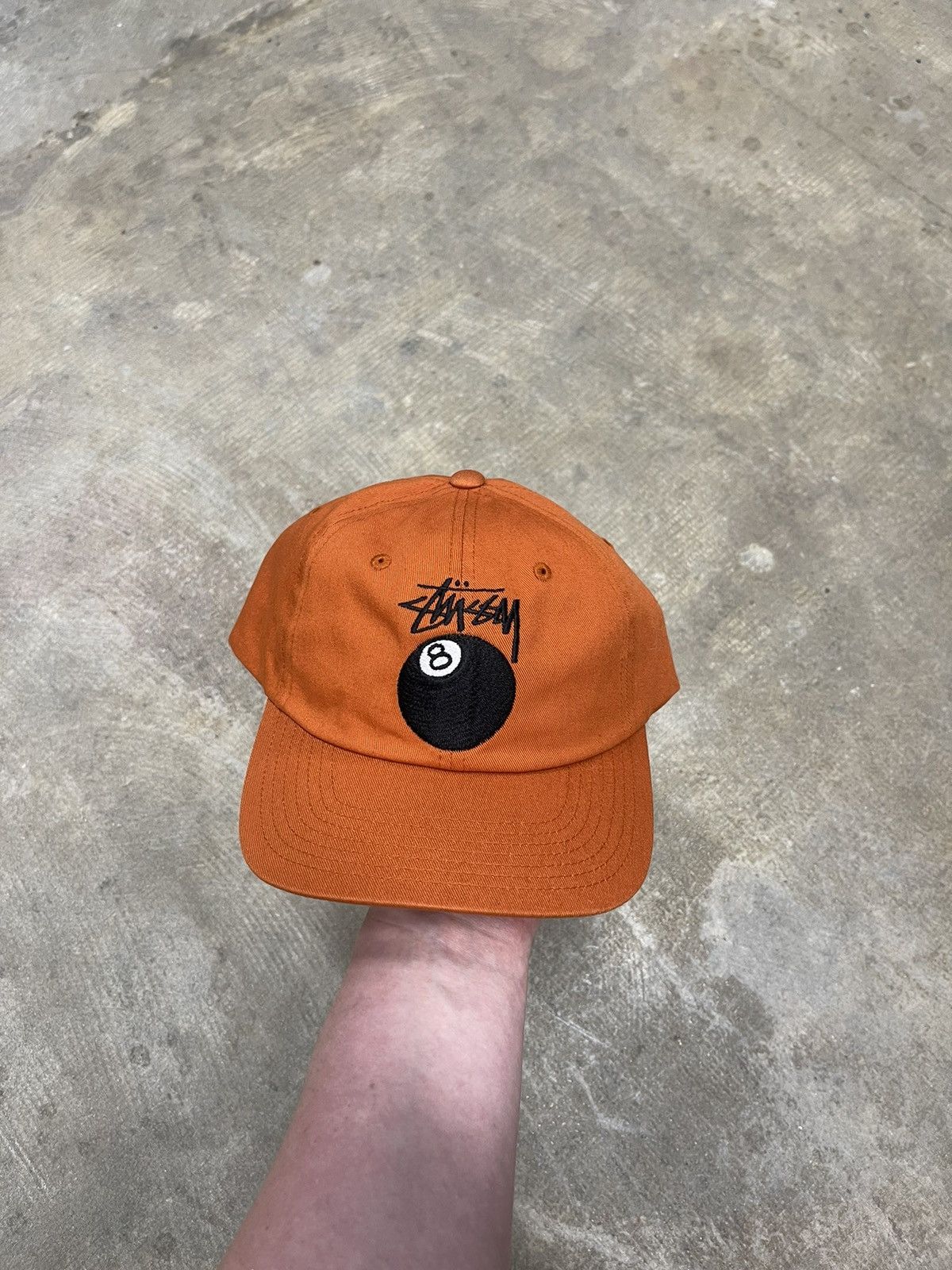 Streetwear × Stussy × Vintage Stussy 8 Ball Embroidery Low Pro Snapback ...