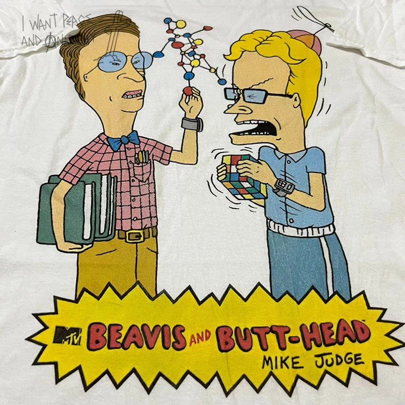 Vintage vintage cartoon network Beavis and Butt-head short sleeve | Grailed