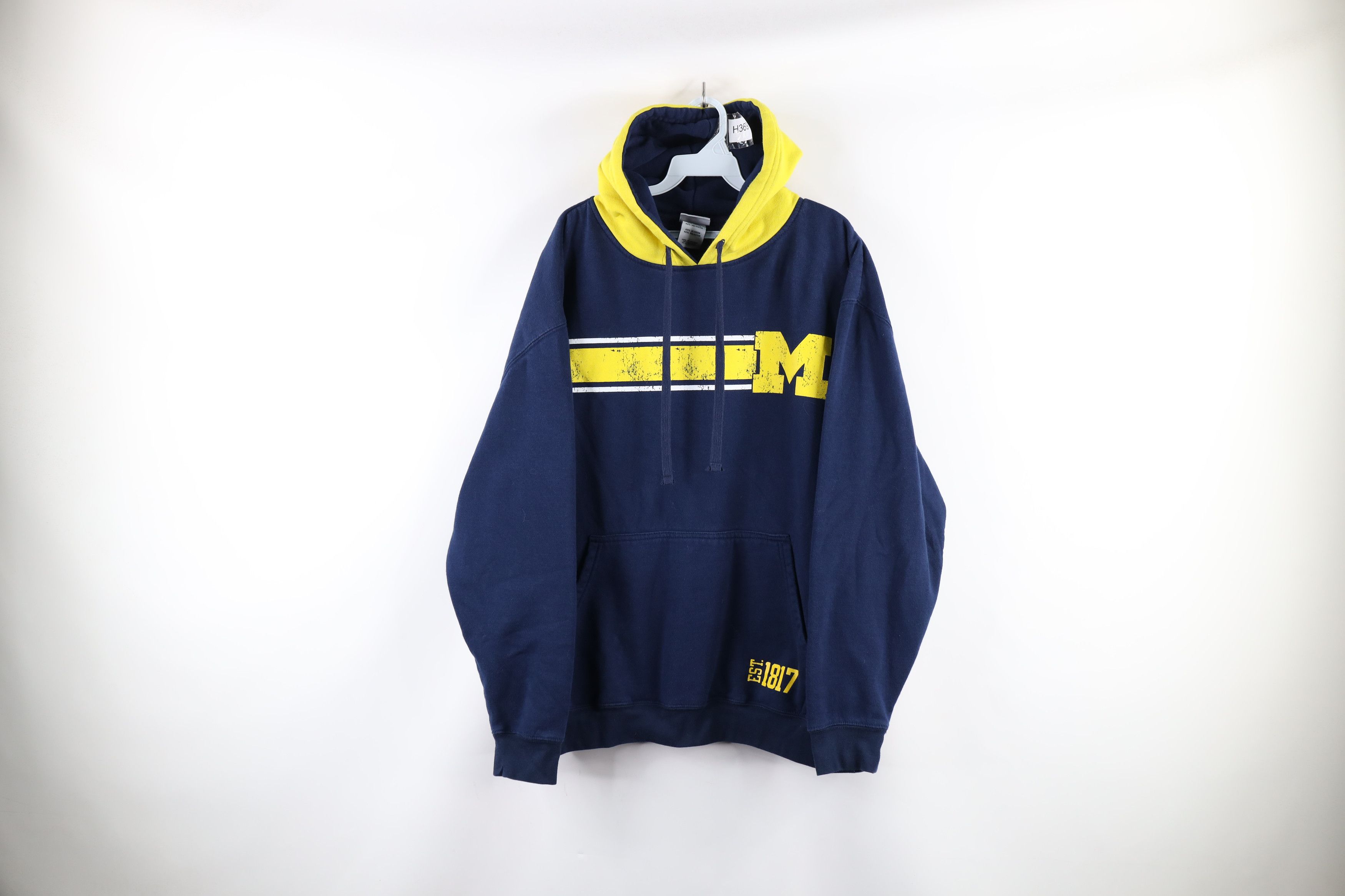 Vintage Vintage Out University of Michigan Hoodie Sweatshirt Blue | Grailed