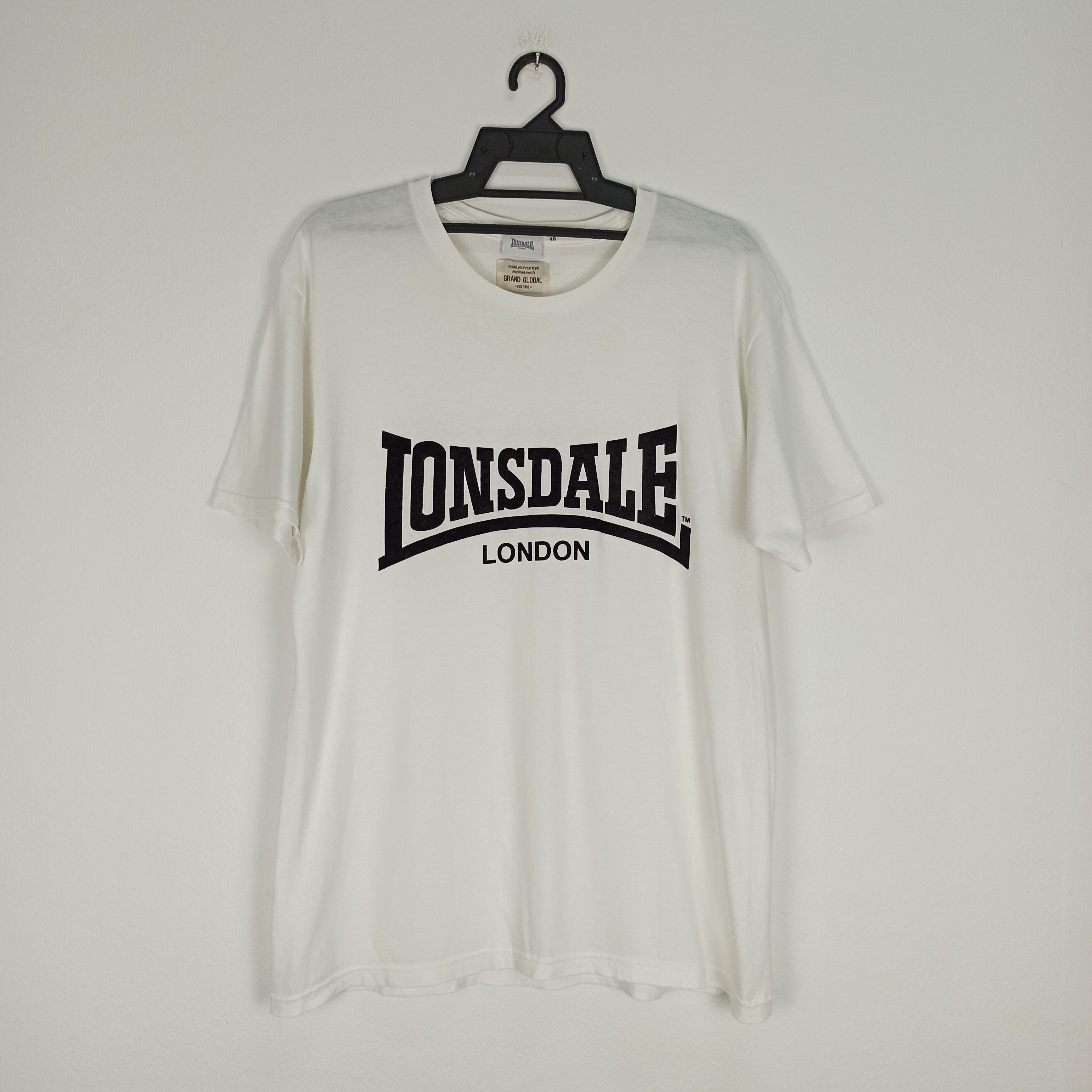 Lonsdale × Rare Rare🔥 Lonsdale London X Grand Global Big Logo Tshirt ...