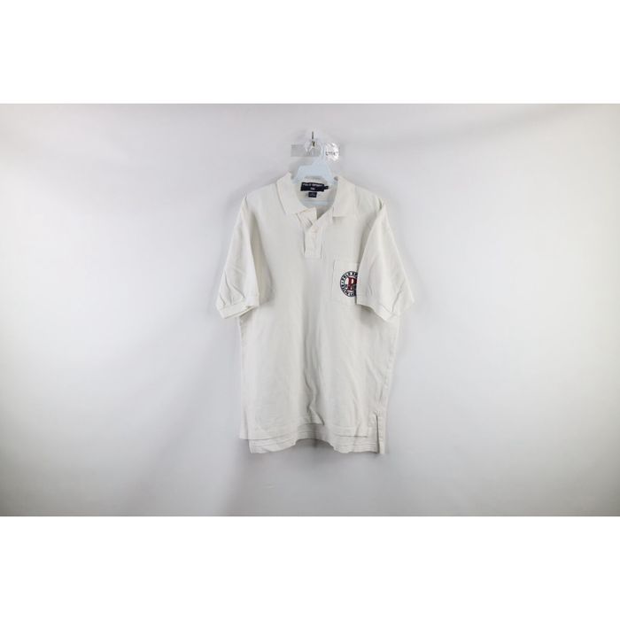 Ralph Lauren Vintage 90s Polo Sport Ralph Lauren Mens Large Spell Out Yacht Challenge Polo | Grailed