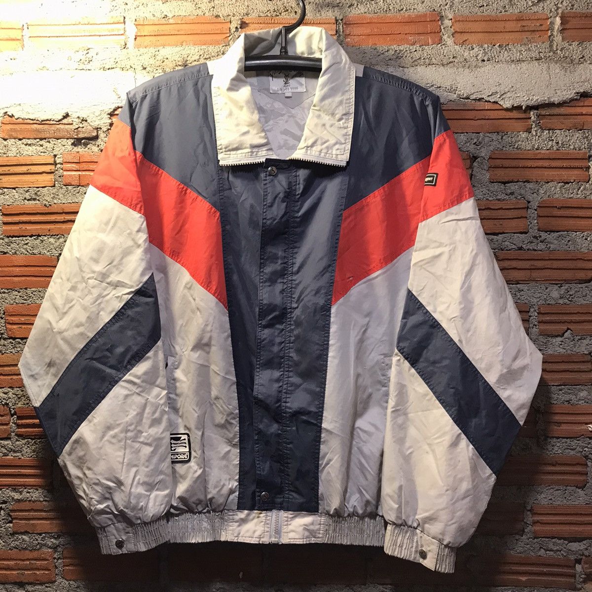 Yves Saint Laurent Yves Saint Laurent YSL Windbreaker Jacket Logo | Grailed