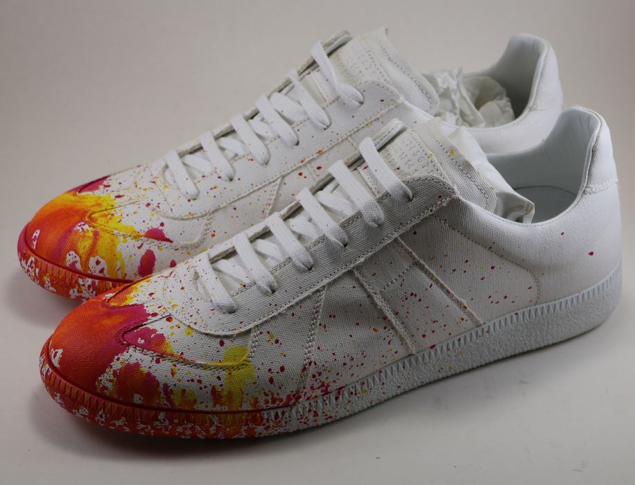 Maison Margiela Maison Martin Margiela Paint Splatter GAT Sneakers Size ...