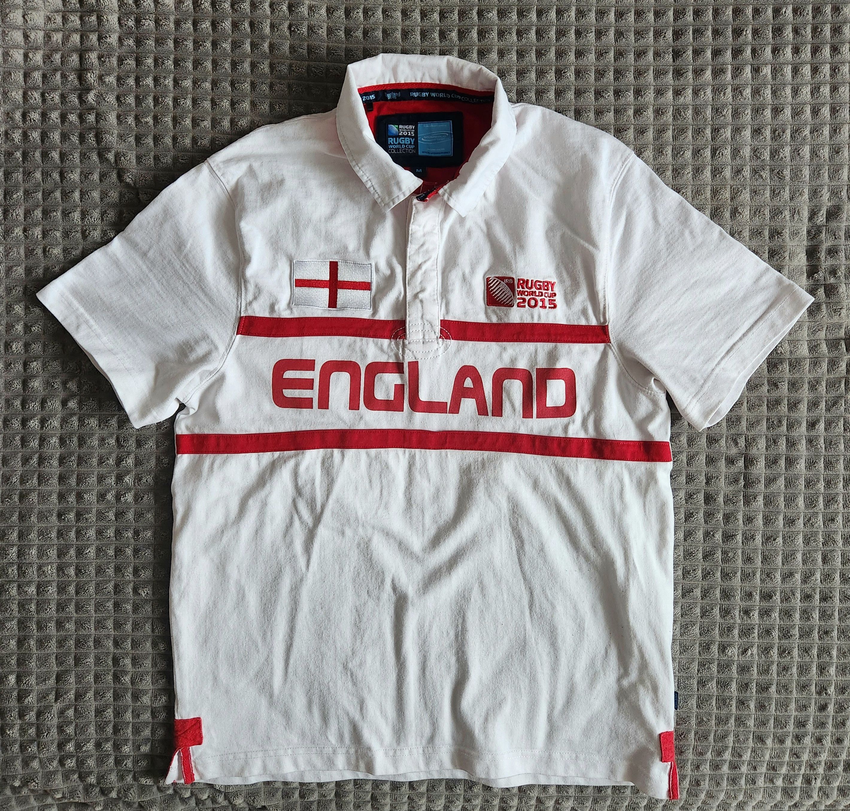 Canterbury Of New Zealand England 2015 Rugby Shirt Kit Jersey World Cup ...