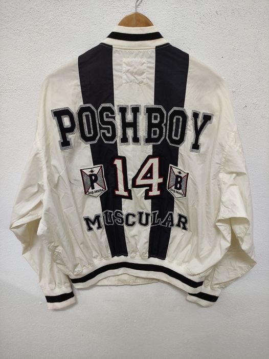 Vintage Vintage Poshboy Team Muscular Bomber Jacket | Grailed