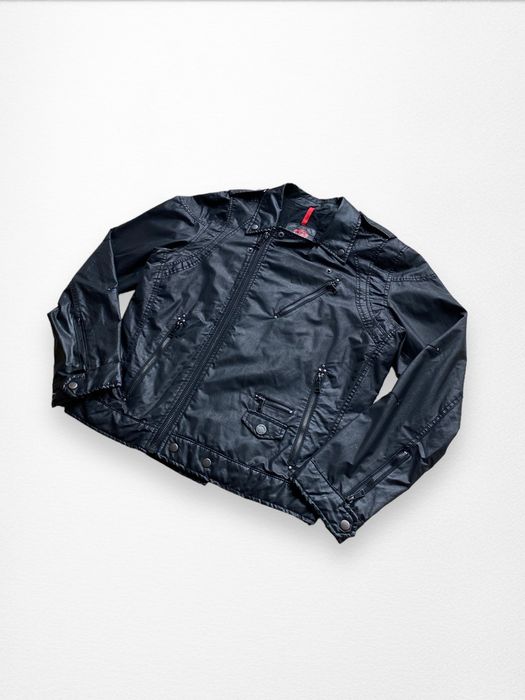 Strellson Strellson Ryder Leather Style Biker Jacket | Grailed