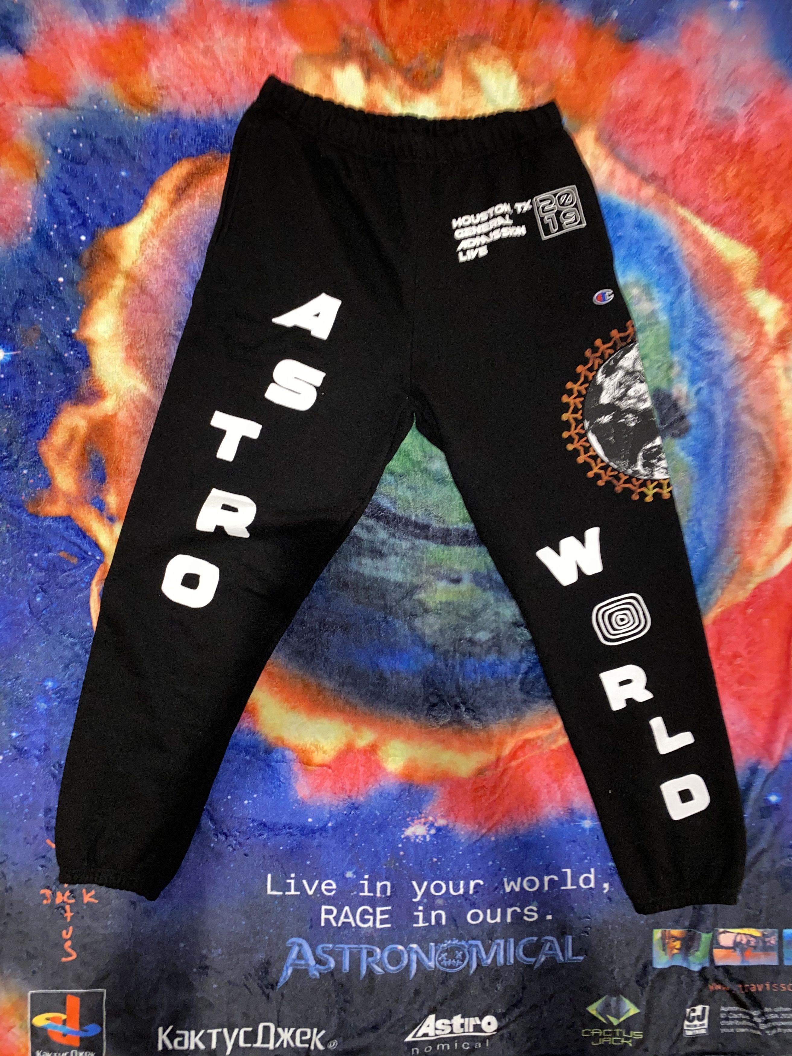 Travis Scott Travis Scott AstroFest 2019 Sweatpants | Grailed