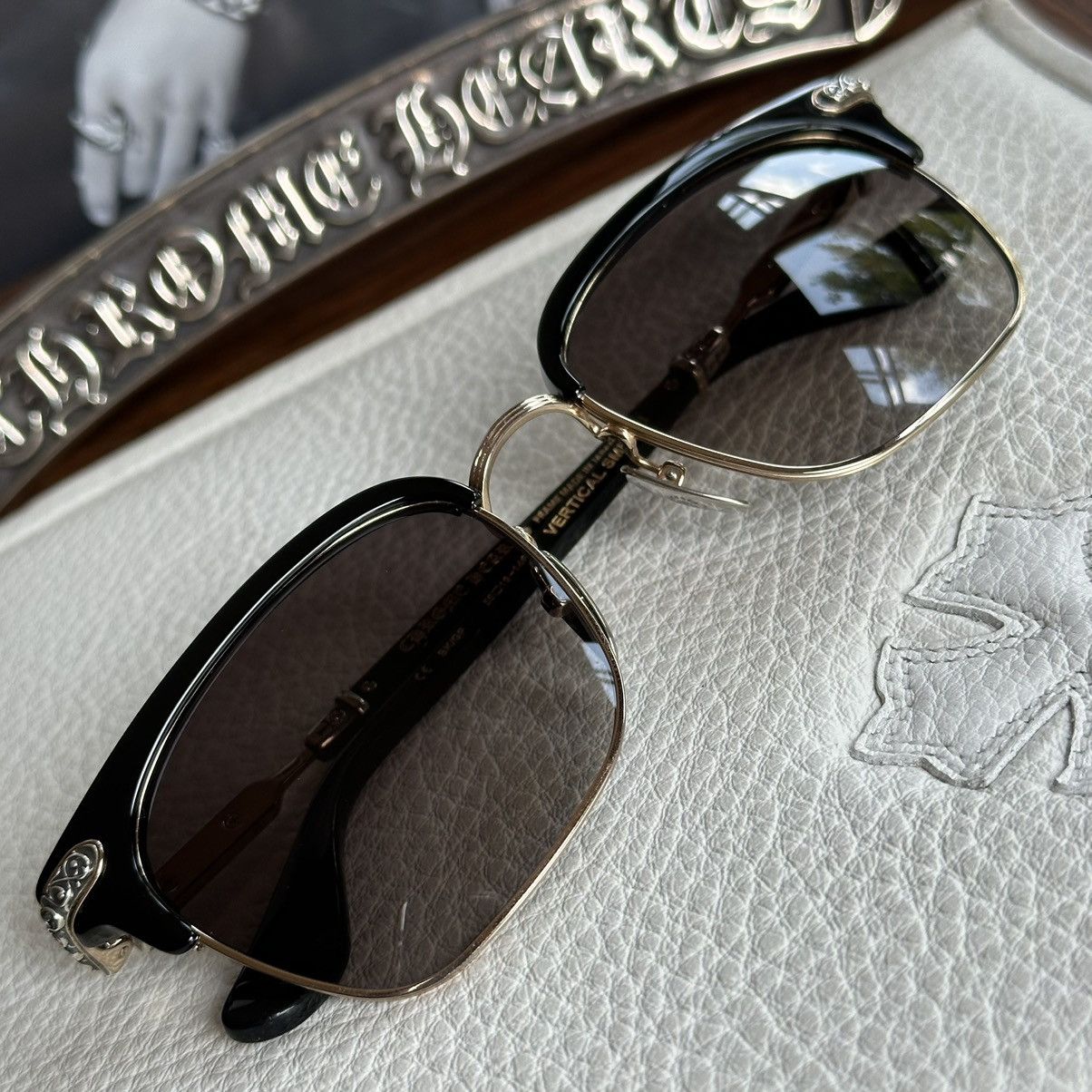 Chrome Hearts Vertical Smile I Sunglasses | Grailed