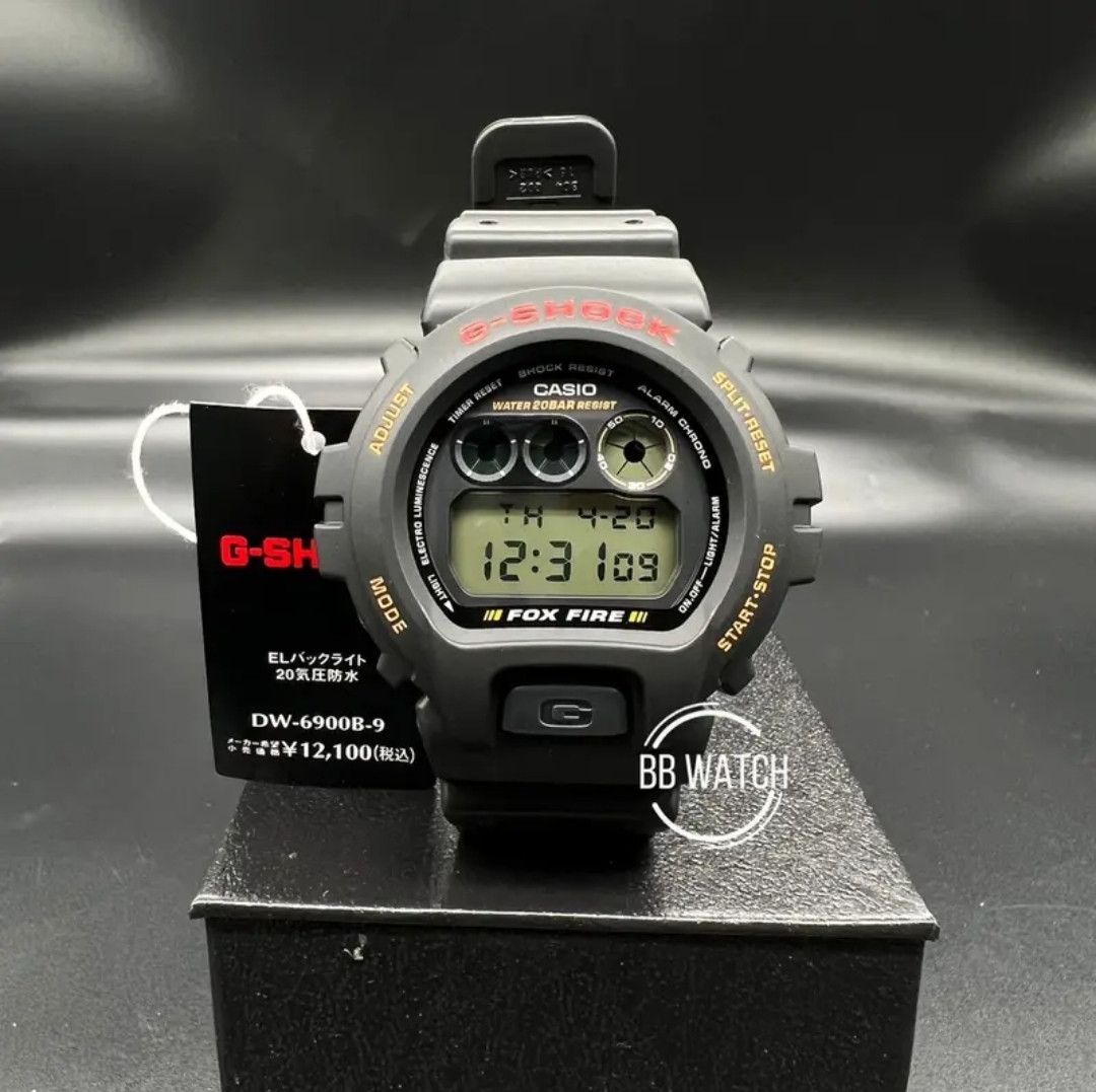 G Shock Casio G Shock DW-6900B-9 Fox Fire | Grailed