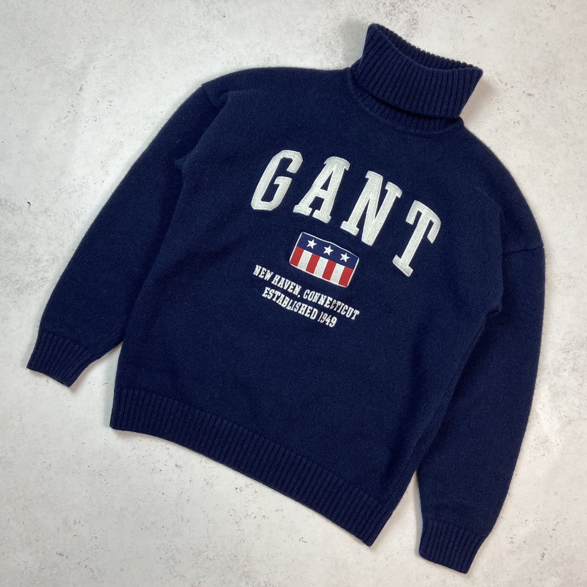 Gant × Luxury × Vintage Rare Vintage Gant Knitted Sweater American ...