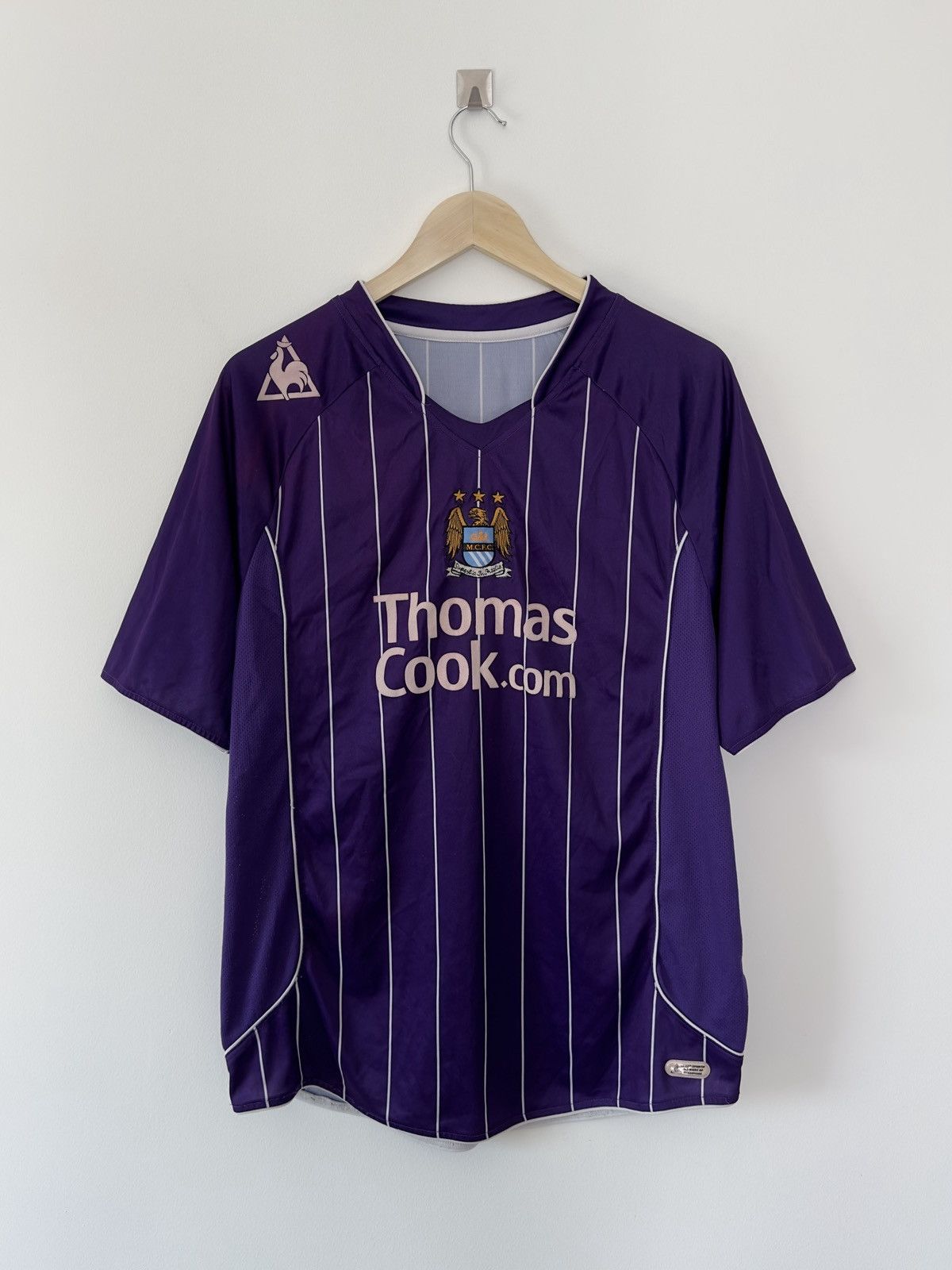 Vintage Vintage Le Cog Sportif Manchester City Soccer Jersey | Grailed