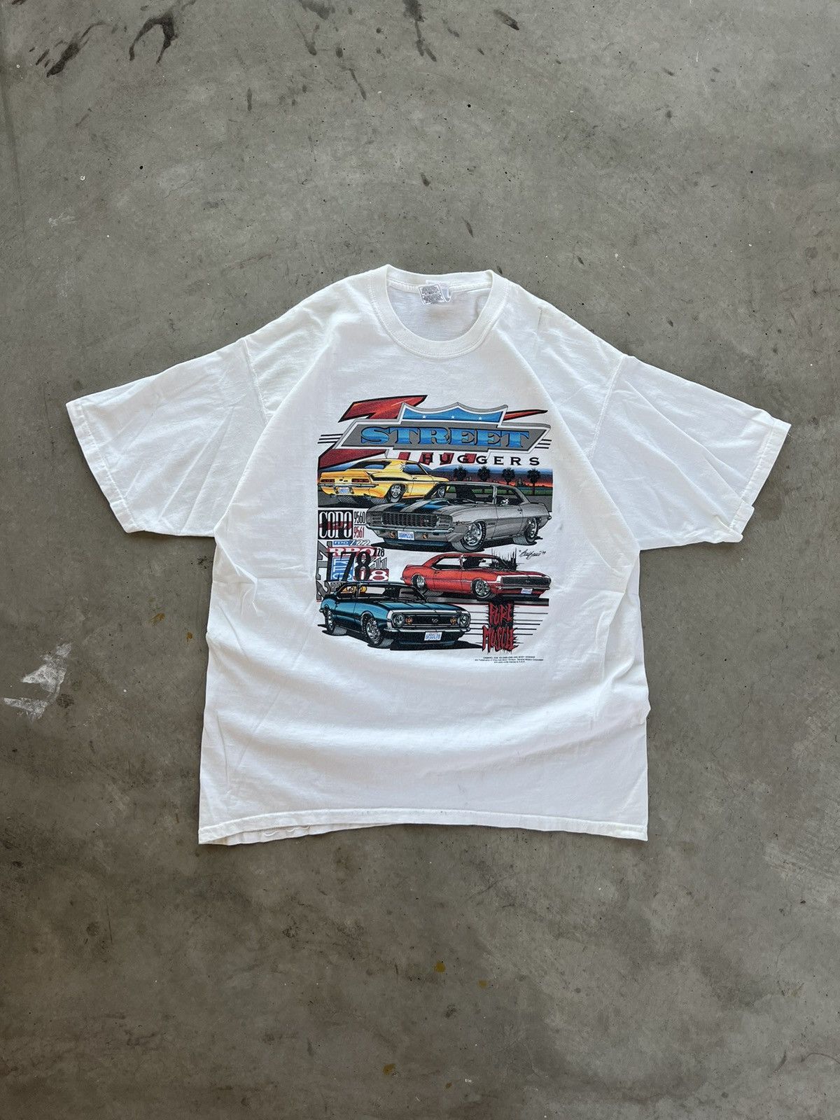 Streetwear × Vintage Vintage 90’s Muscle Car Street Huggers Rock&Roll ...