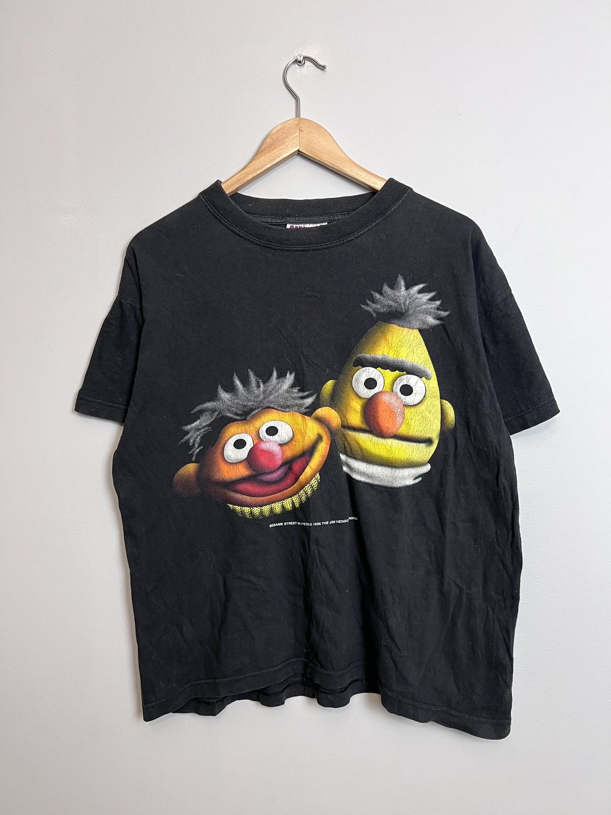 Cartoon Network × Movie × Vintage 90s Vintage Sesame Street 1998 Bert and Ernie T-shirt | Grailed