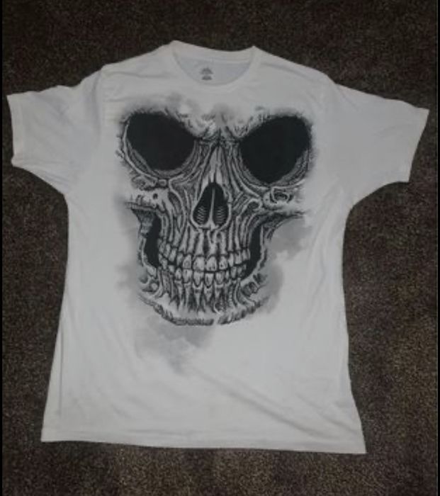 Rare Y2K Skull Shirt 2000 Streetwear Punk Opium Jesse Pinkman Emo | Grailed