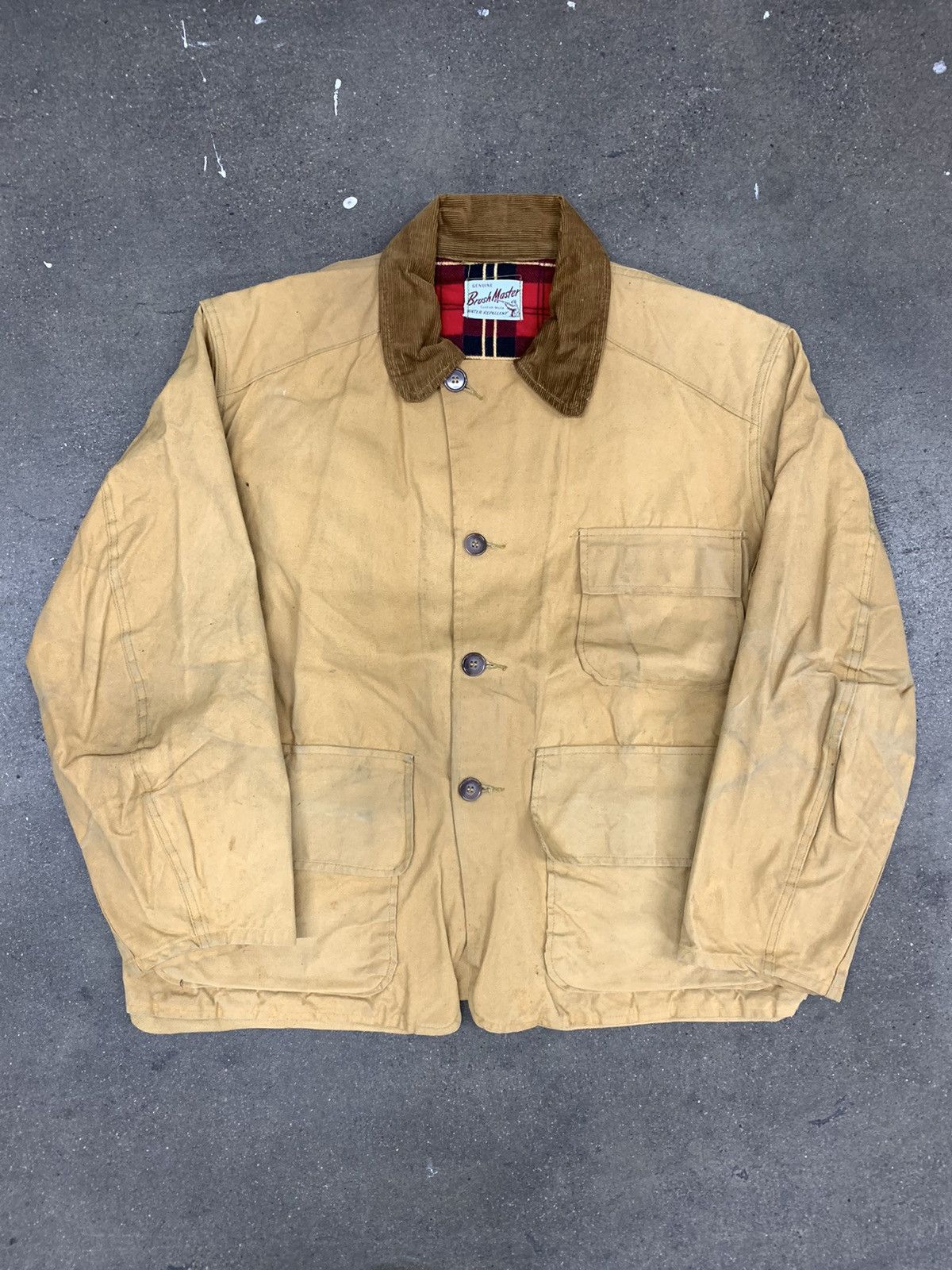 Vintage Vintage 1980s Brushmaster Tan Hunting Jacket | Grailed