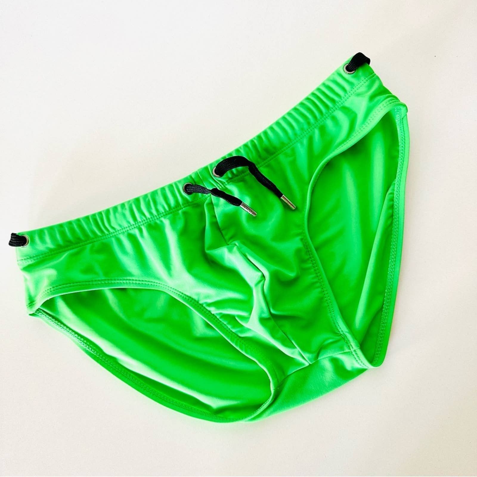 Nordstrom UXH Green Black Speedo Swimsuit Bikini Low Rise Swim Brief ...