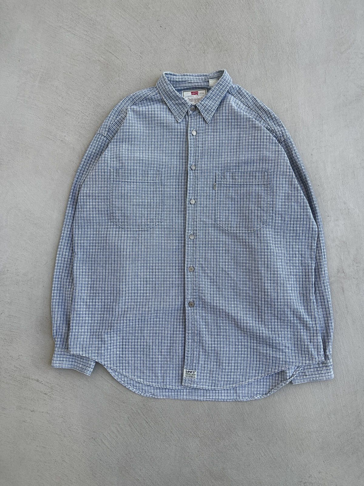 Vintage Vintage 1990s Levi’s Flannel Shirt Made in Hong Kong | Grailed