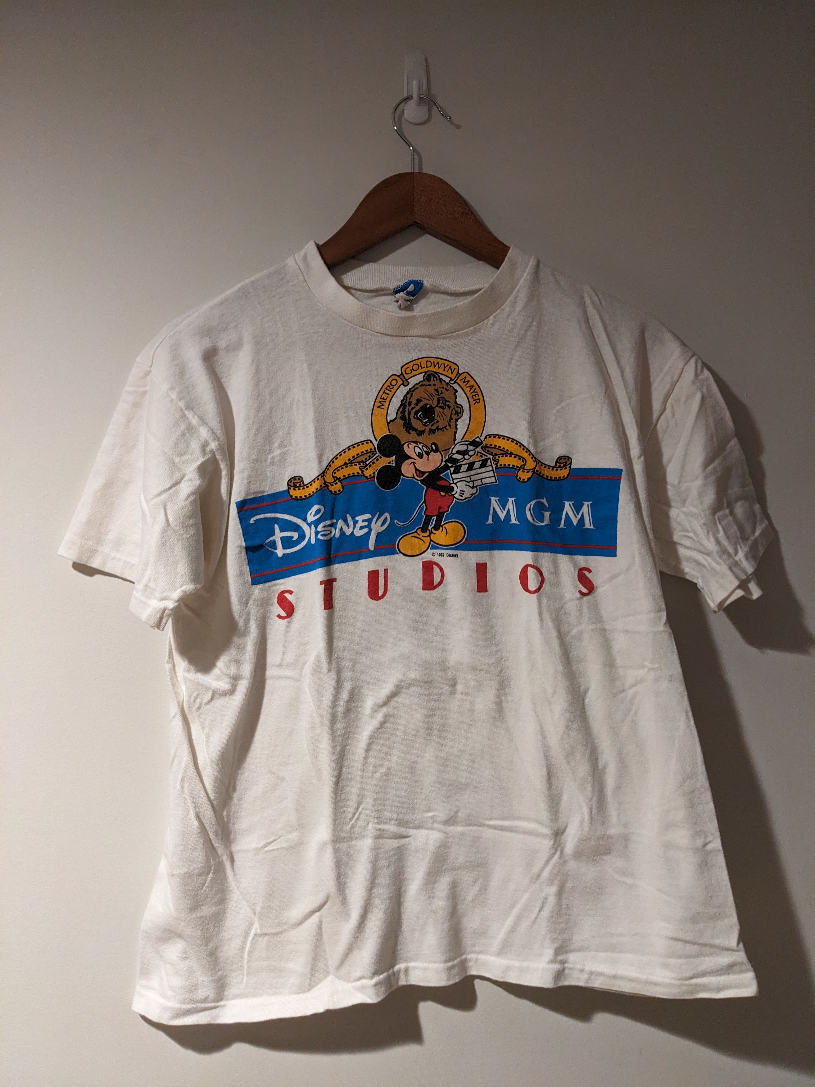 Vintage Vintage 1987 Disney Mickey Mouse MGM Studios Large T-Shirt ...