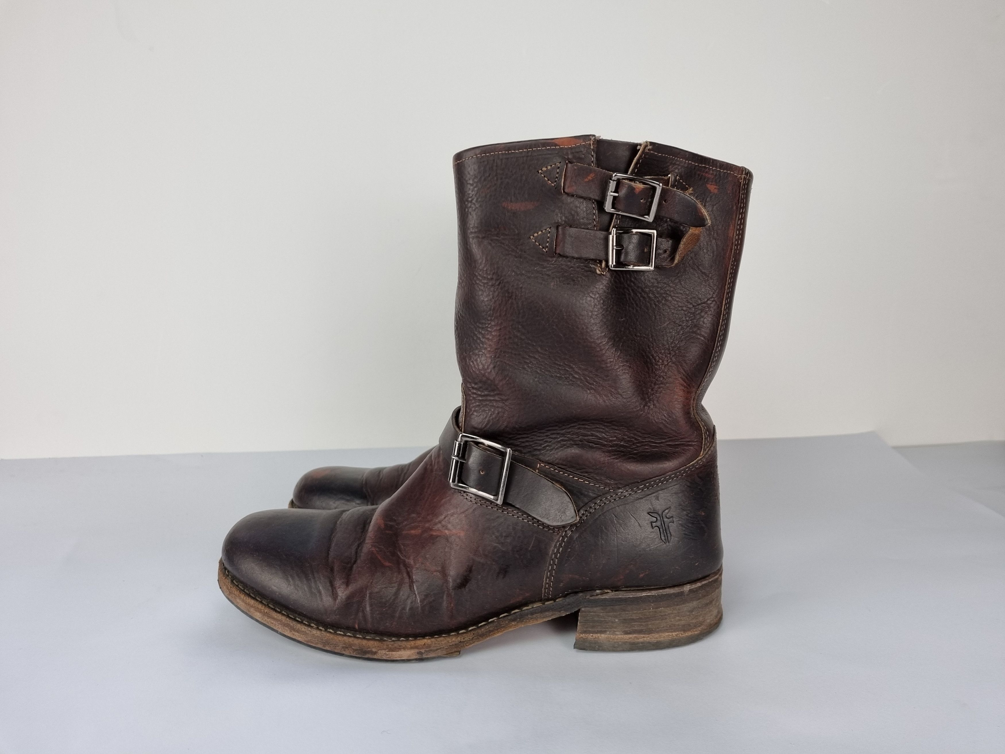 Frye × Made In Usa × Vintage FRYE Leather Avant Garde Cowboy Boots Made ...