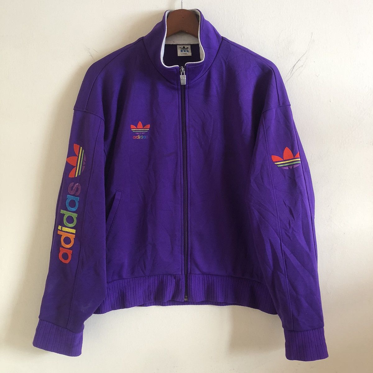 Adidas Adidas multicolour Embroidery Tracktop | Grailed