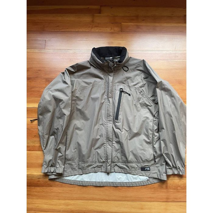 Rei Gorpcore REI E1 Elements Crop Fit Boxy Rain Jacket Large | Grailed