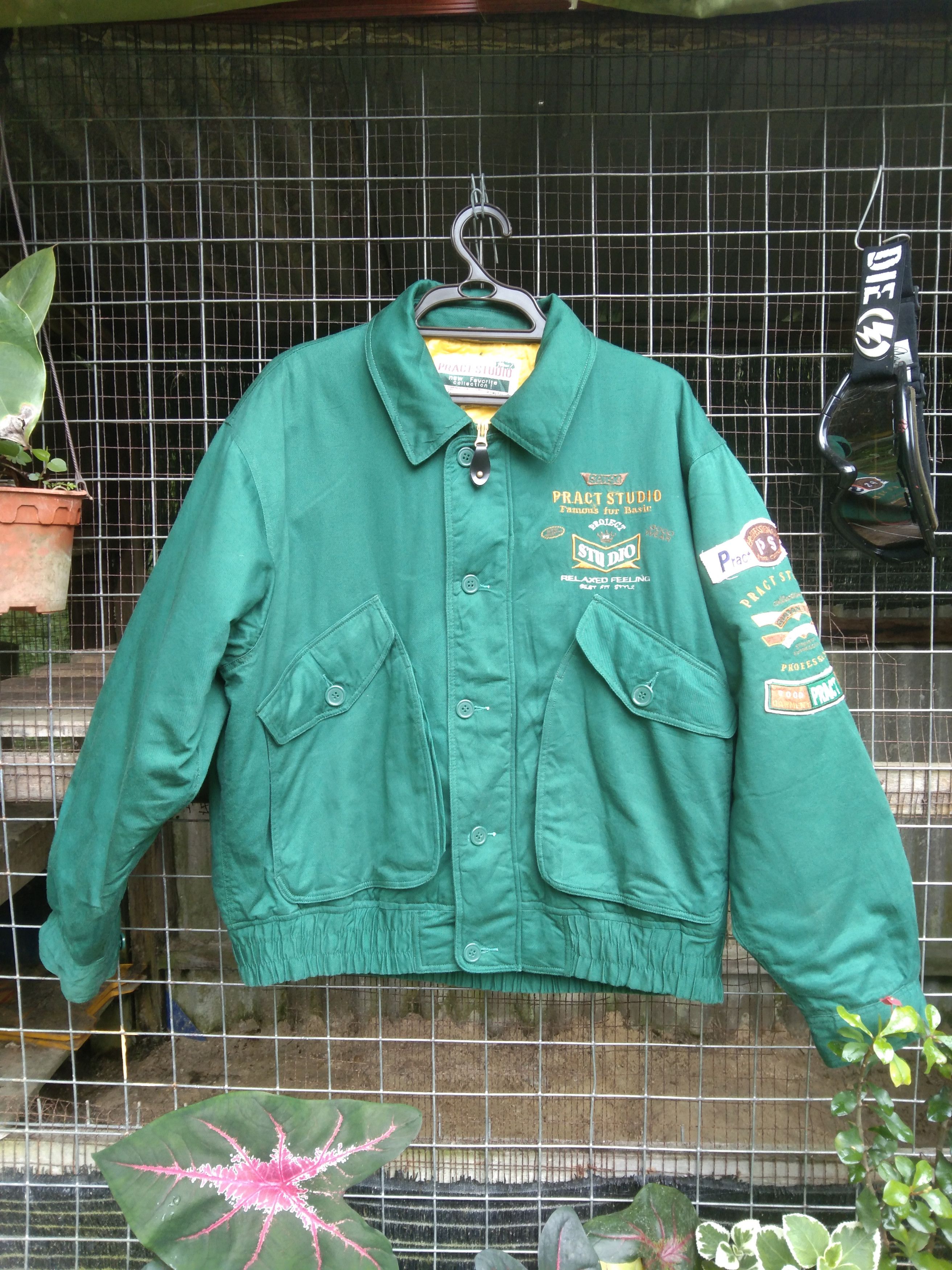 Japanese Brand × Vintage PRACT STUDIO BOMBER JACKET | Grailed