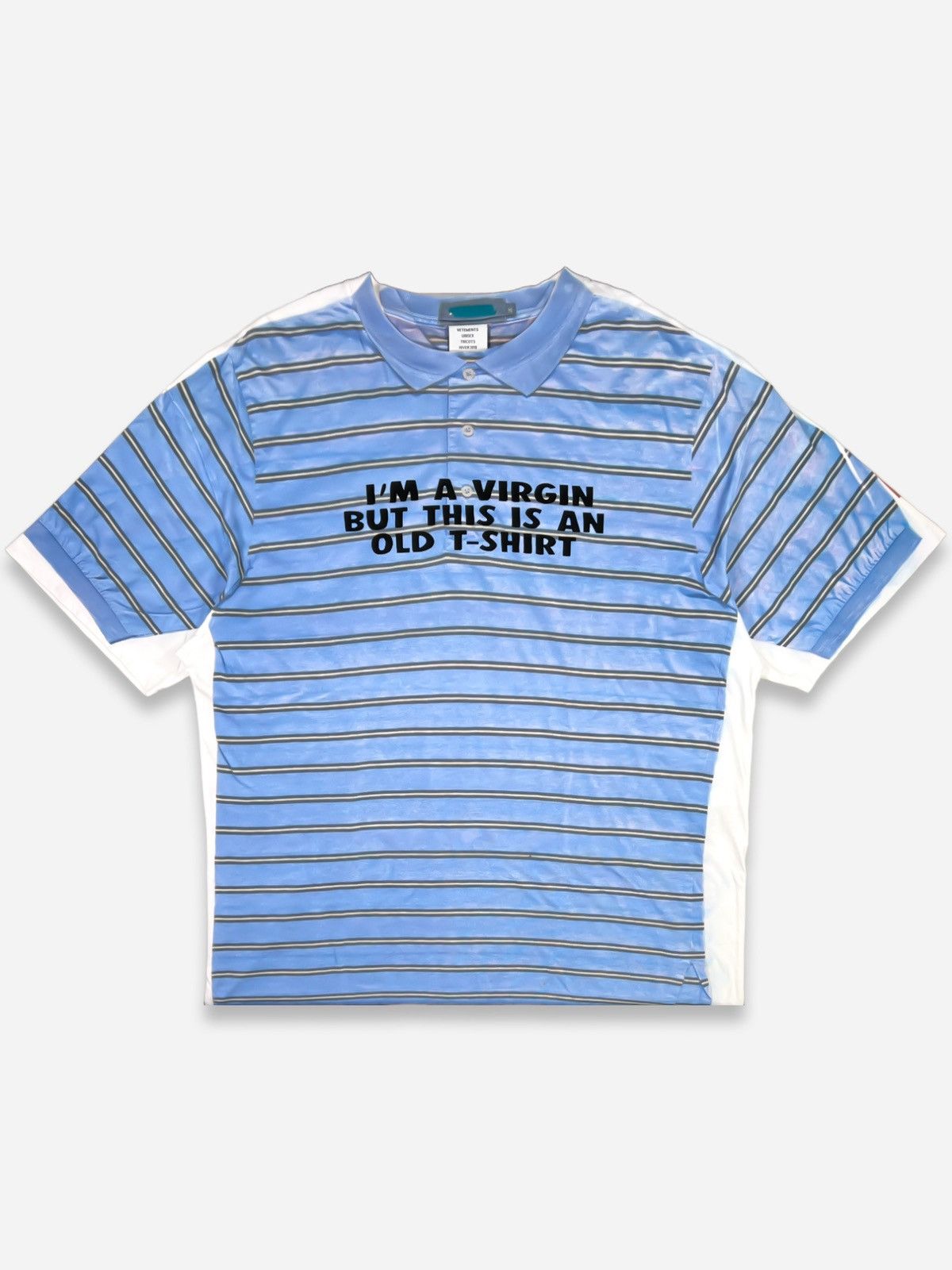 Vetements Vetements Trompe L’oeil “Virgin” Tee - SS19 | Grailed