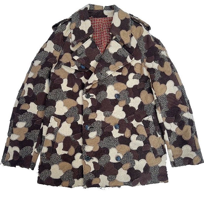 Number (N)ine NUMBER NINE 2003AW crying heart pactch work coat | Grailed