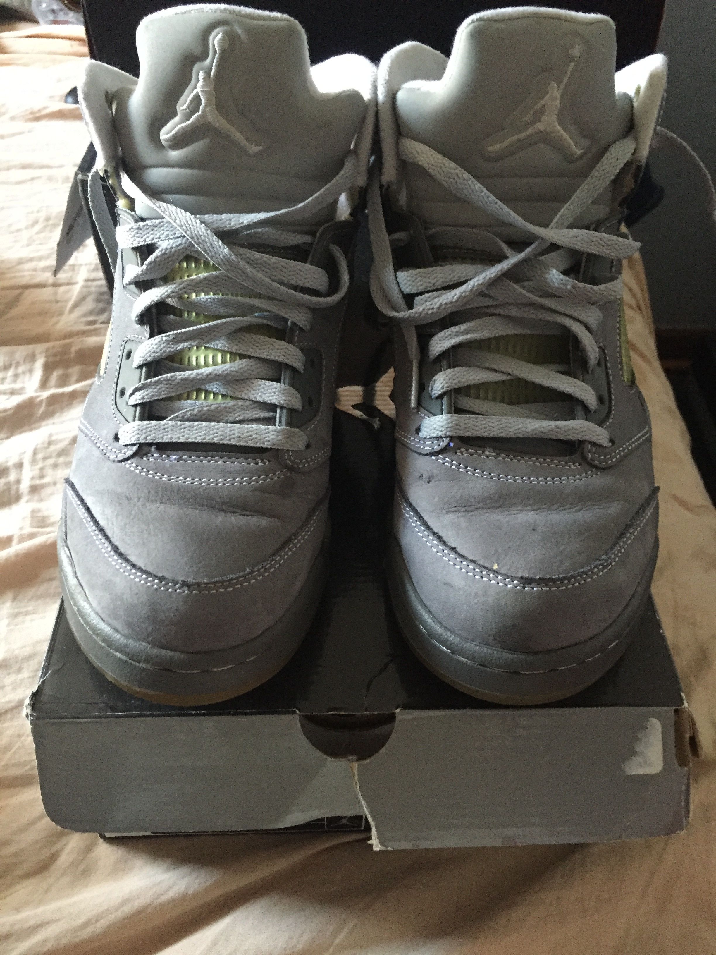 Jordan Brand Wolf grey Jordan 5s | Grailed