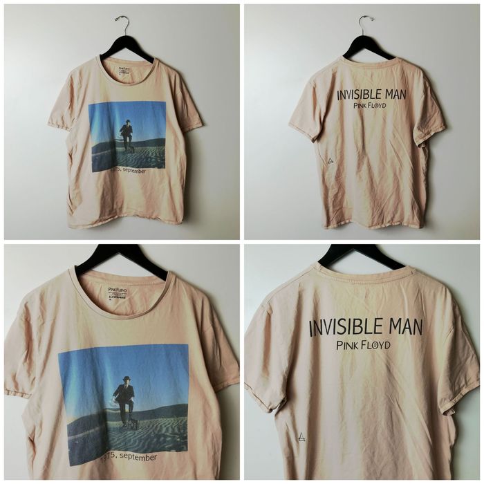 Vintage 2017 Pink Floyd Elevenparis Invisible Man T Shirt Womens 2XL ...