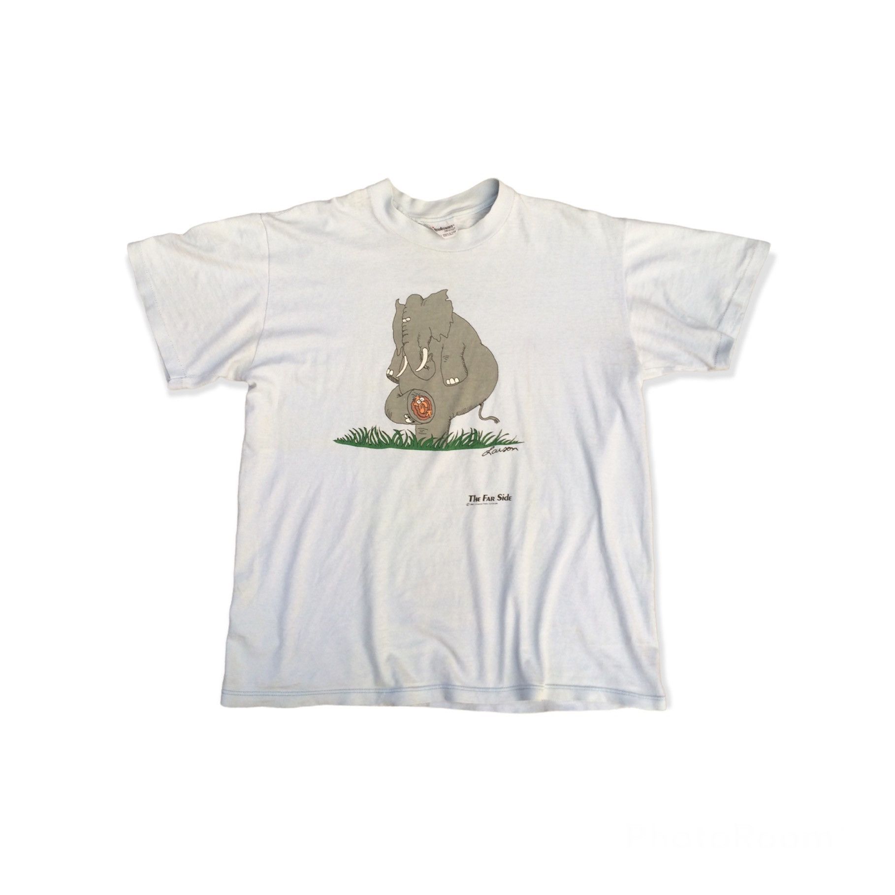 Humor 80s The Far Side Comic Cartoon Elephant Funny Eric Larson | Grailed