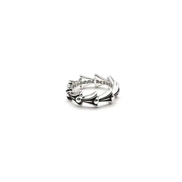 Chrome Hearts Chrome Hearts Silver Fish Bone Ring Size 9.5 | Grailed