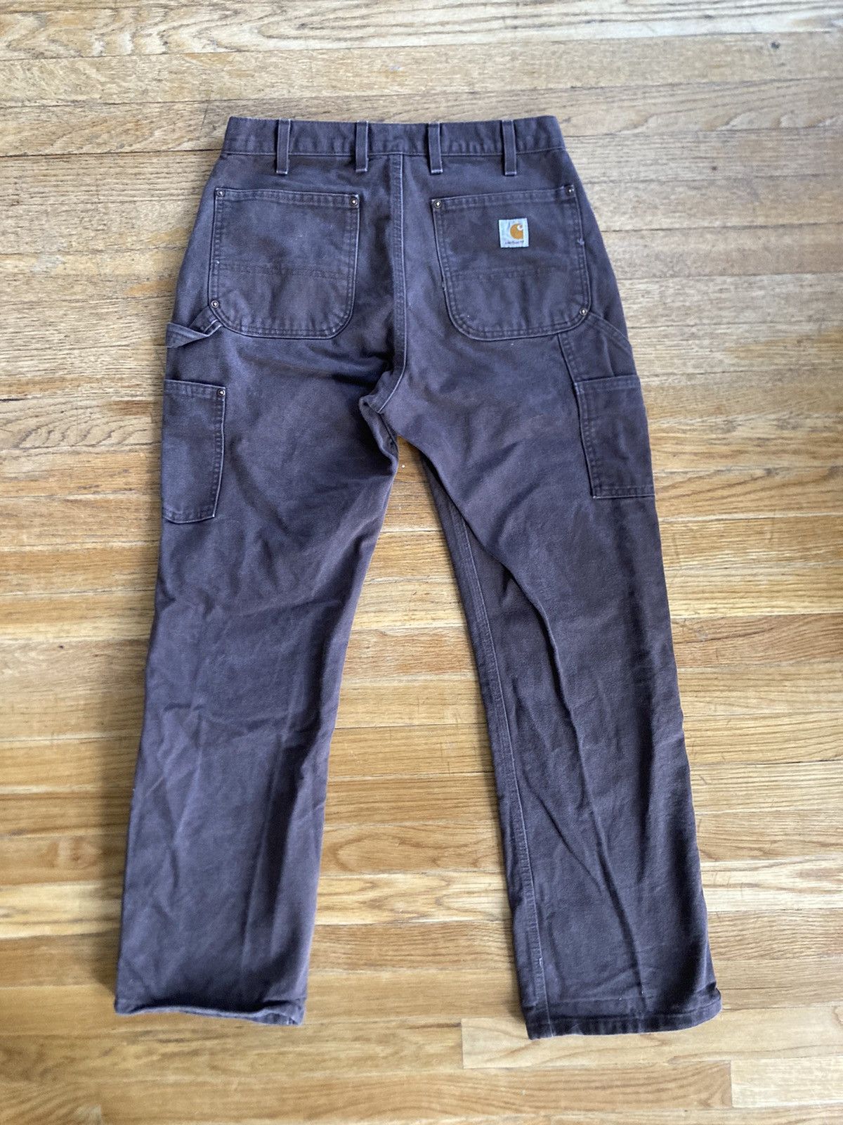 Carhartt Dark Brown Carhartt Double Front Duck Work Pants | Grailed