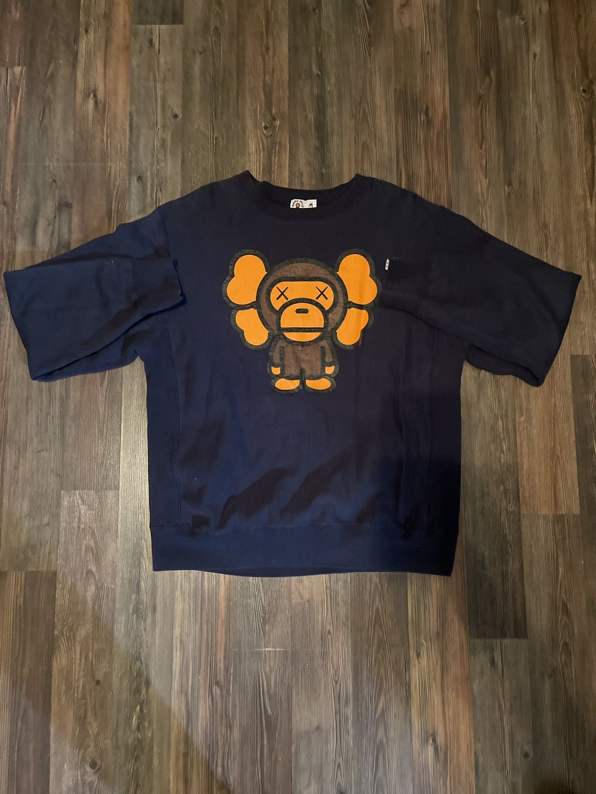 Bape × Kaws Bape x Kaws Baby Milo Crewneck | Grailed