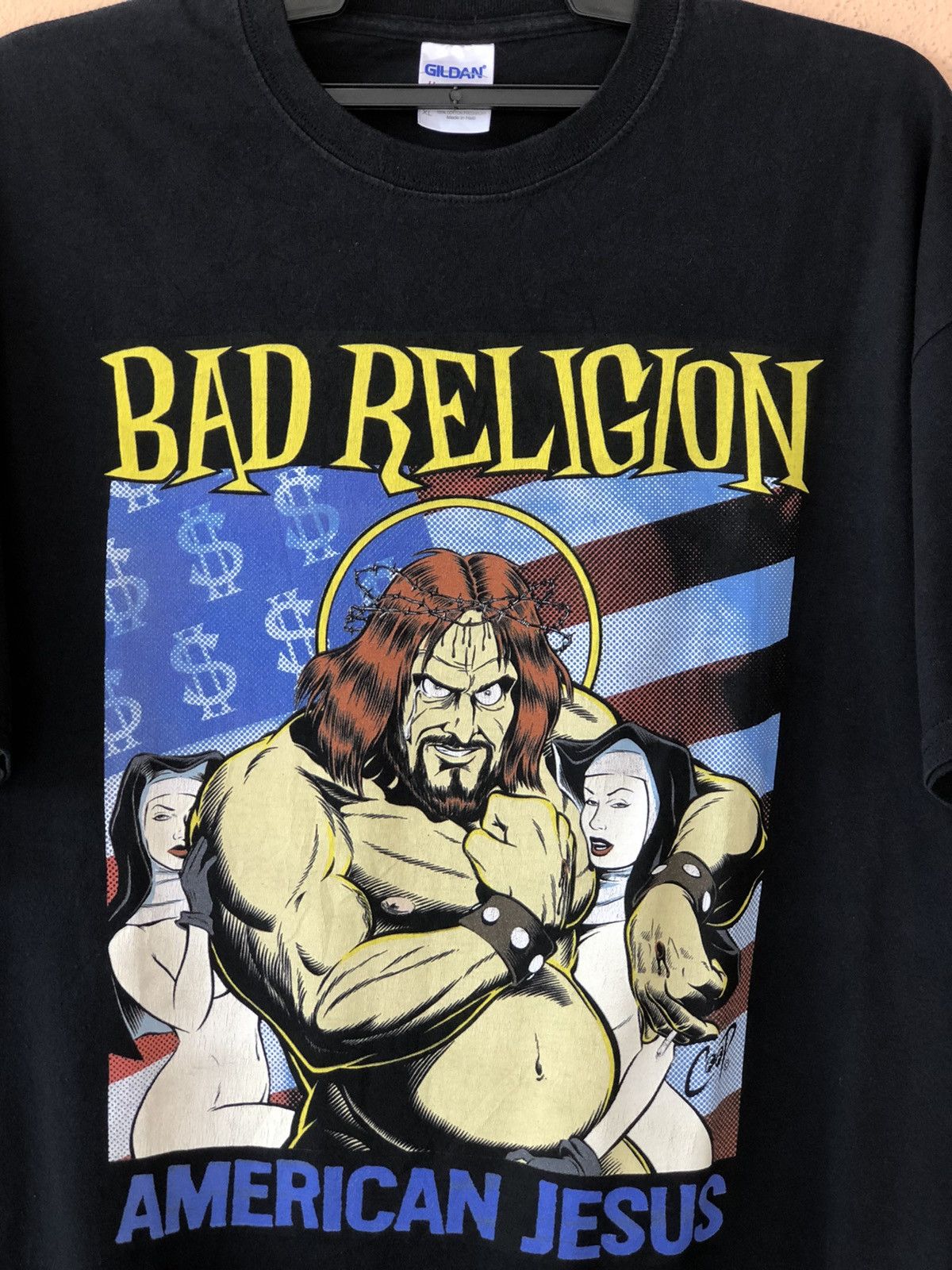 Band Tees × Vintage Late 2000s Bad Religion American Jesus Punk Rock ...