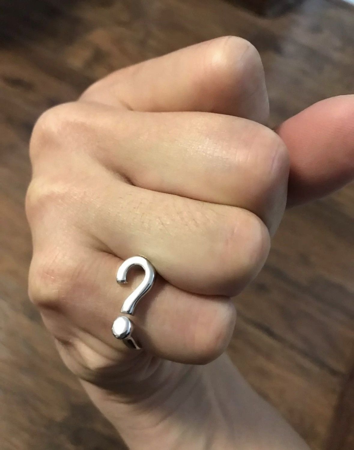 Jewelry × Vintage Vintage Gothic Question Mark Ring | Grailed