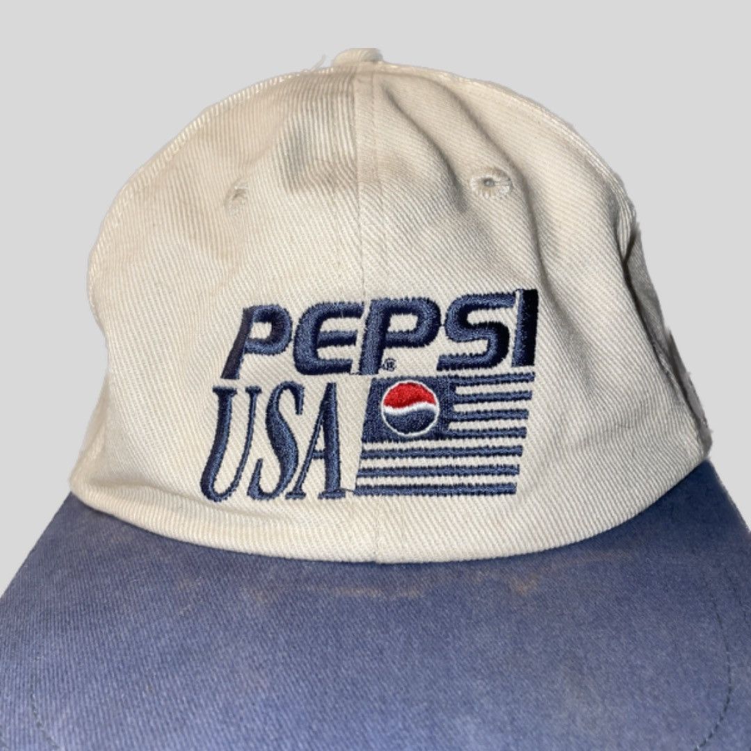 Pepsi × Streetwear × Vintage Vintage Pepsi USA Hat | Grailed