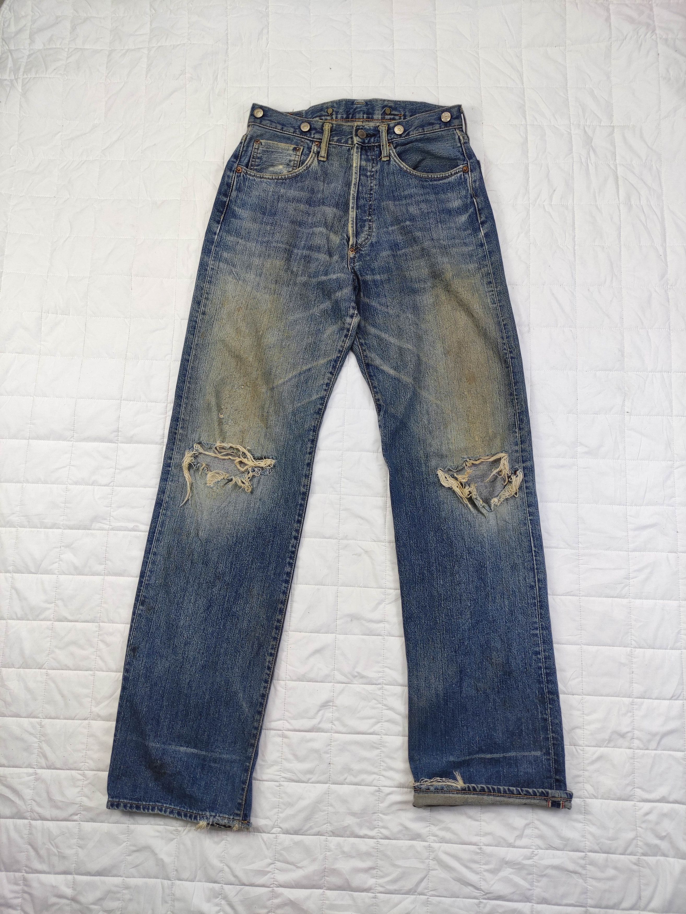 Vintage Vintage Schott Selvedge Dirty Rusty Denim Jeans RedLine | Grailed