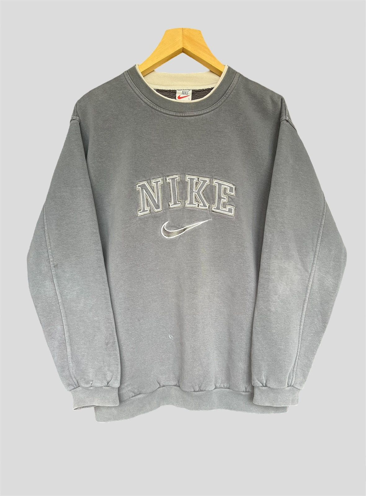 Nike × Vintage Vintage Nike Crewneck Faded Bootleg 90s | Grailed