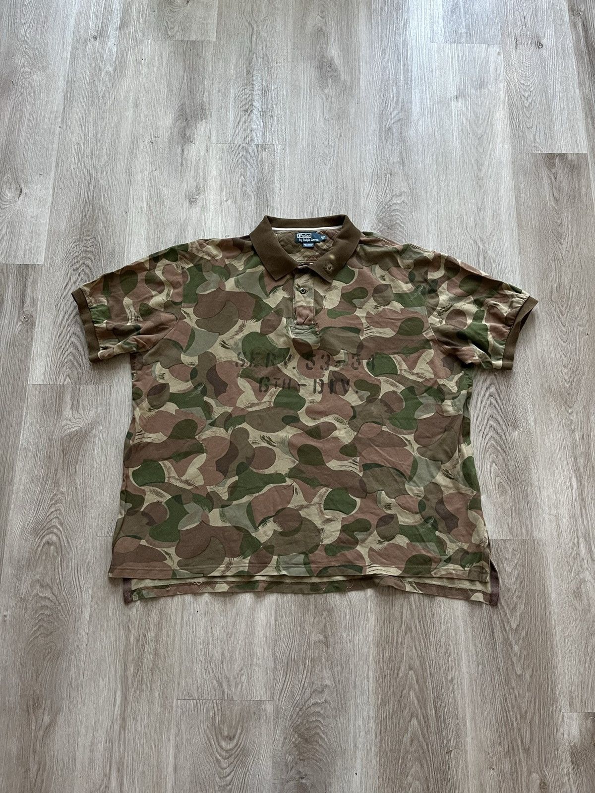 Polo Ralph Lauren Polo Ralph Lauren 6th DIV Camouflage Polo Shirt | Grailed