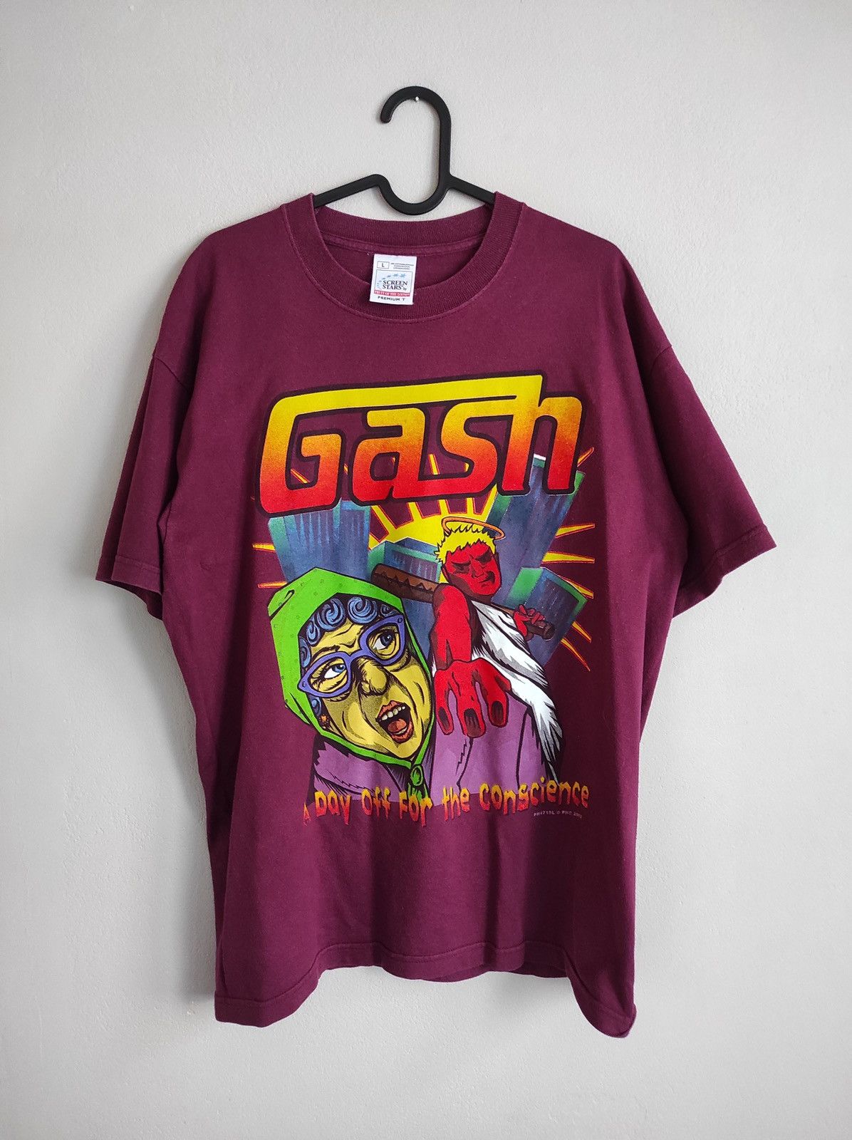 Band Tees × Vintage Vintage Gash punk rock band 2002 t-shirt | Grailed