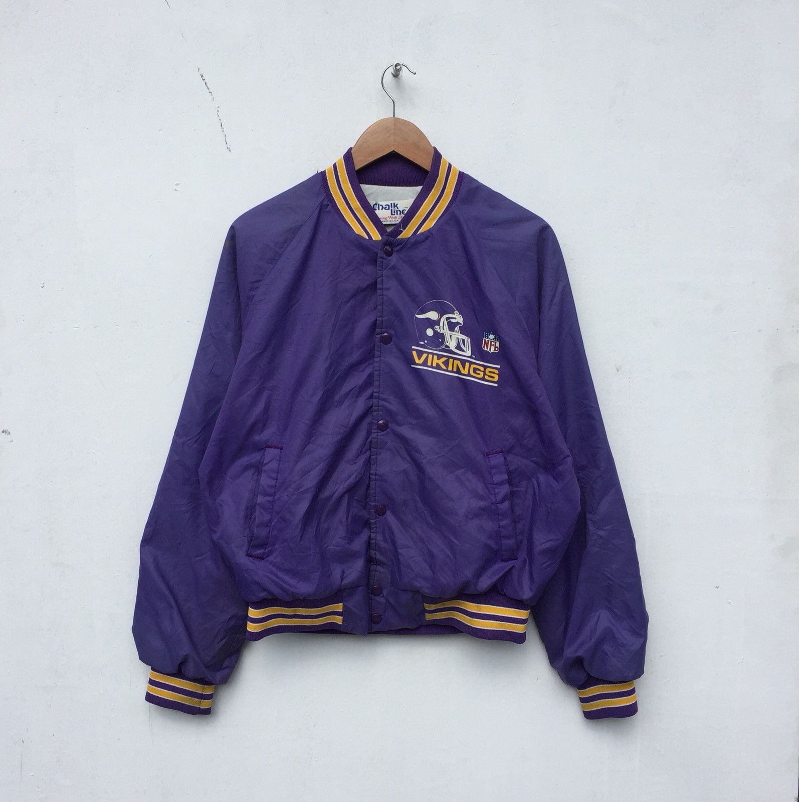 Chalk Line VIKING Team Varsity Jacket Vintage Chalkline Jacket | Grailed