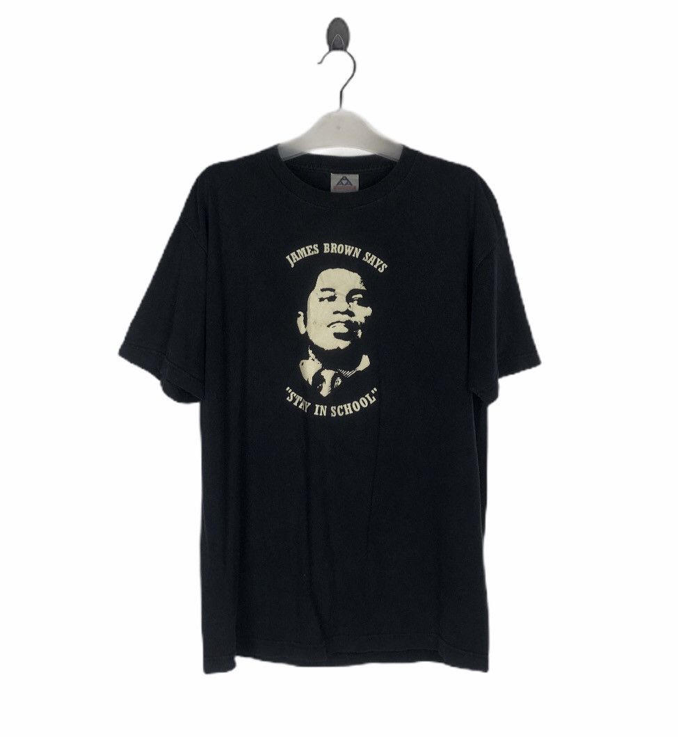 Band Tees × Vintage Vintage American Singer-Songwriter James Brown ...